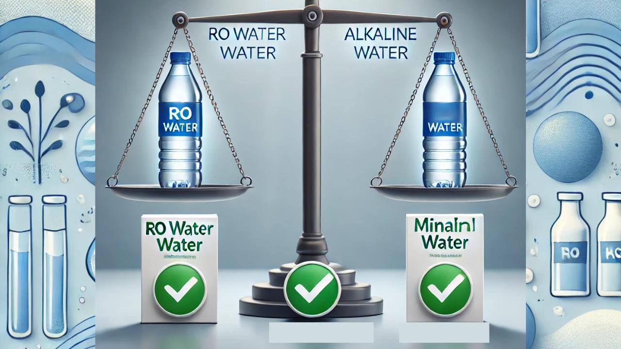 RO Water vs Alkaline Water vs Mineral Water: सेहत के लिए कौन सा बेहतर है? - Water With Health